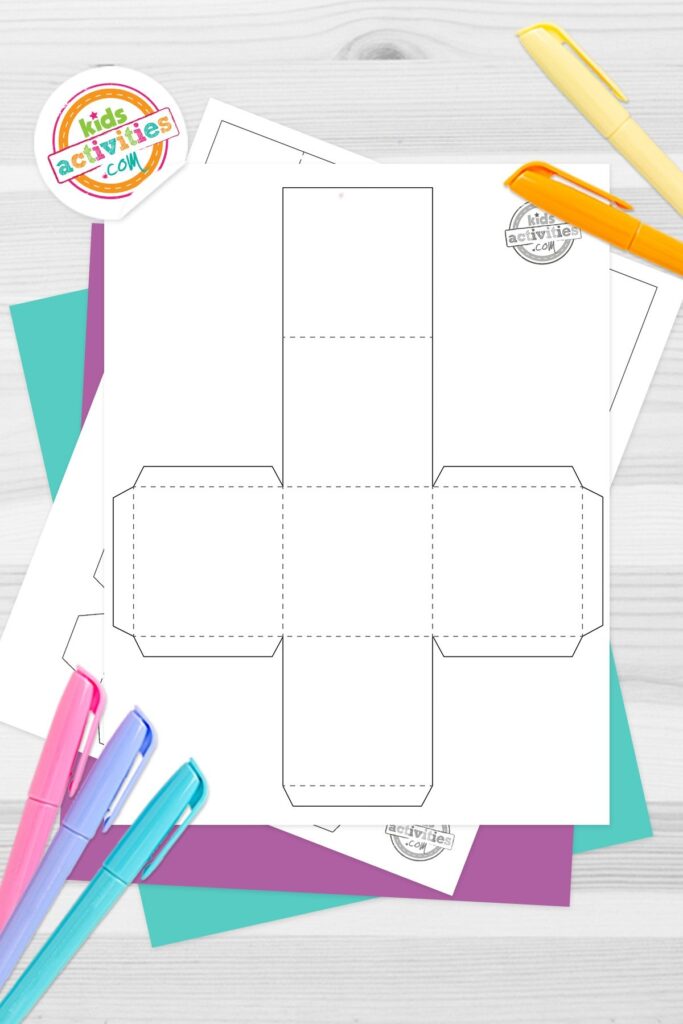 printable paper blind box template - Bea Media